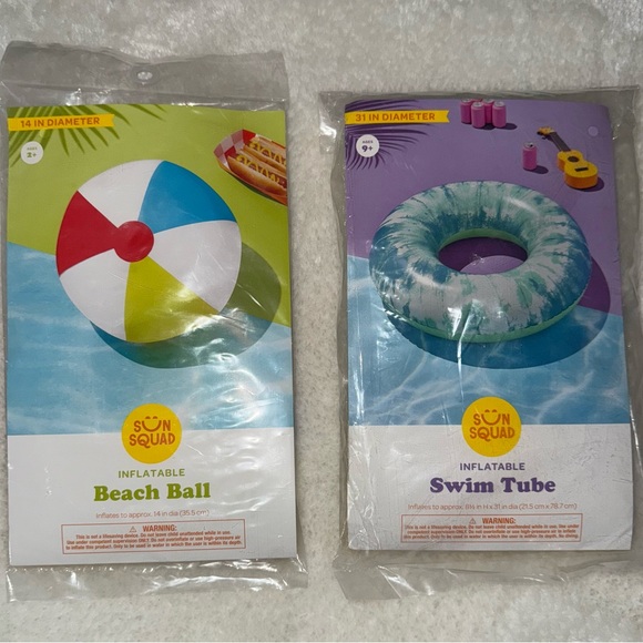 Sun Squad | Other | Sun Squad 3 Inch Diameter Swim Tube 14 Inch ...